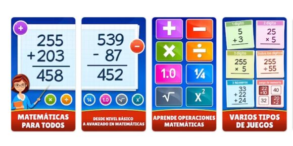 Juegos de matemáticas en español una app gratis para que los niños aprendan