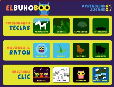 El Buho Boo, una sencilla web para que los peques conozcan los animales ...